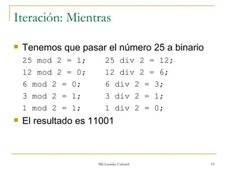 Estructuras de iteracion | PPT
