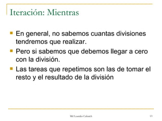 Estructuras de iteracion | PPT