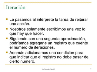 Estructuras de iteracion | PPT