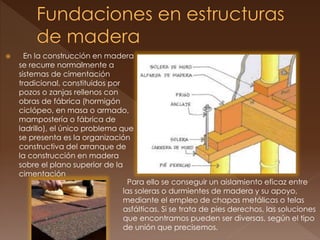 Miembros en estructuras de madera | PPTX