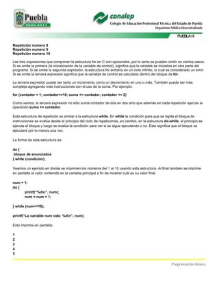 Estructuras De RepeticióN | DOC