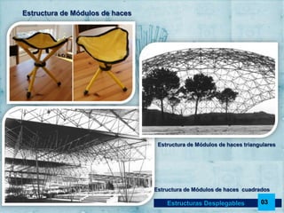 Estructuras desplegables | PPTX