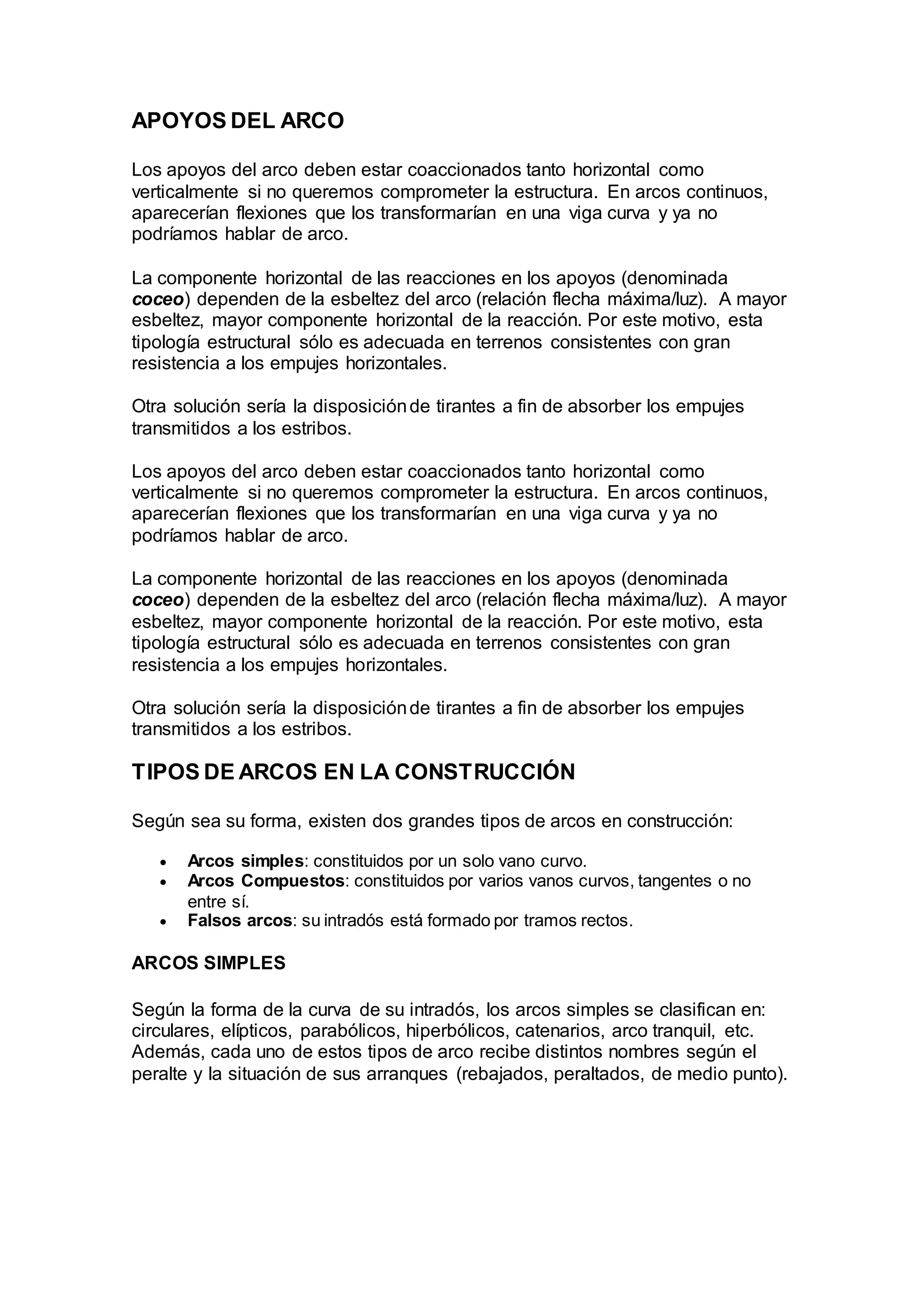 Estructuras en arco | PDF