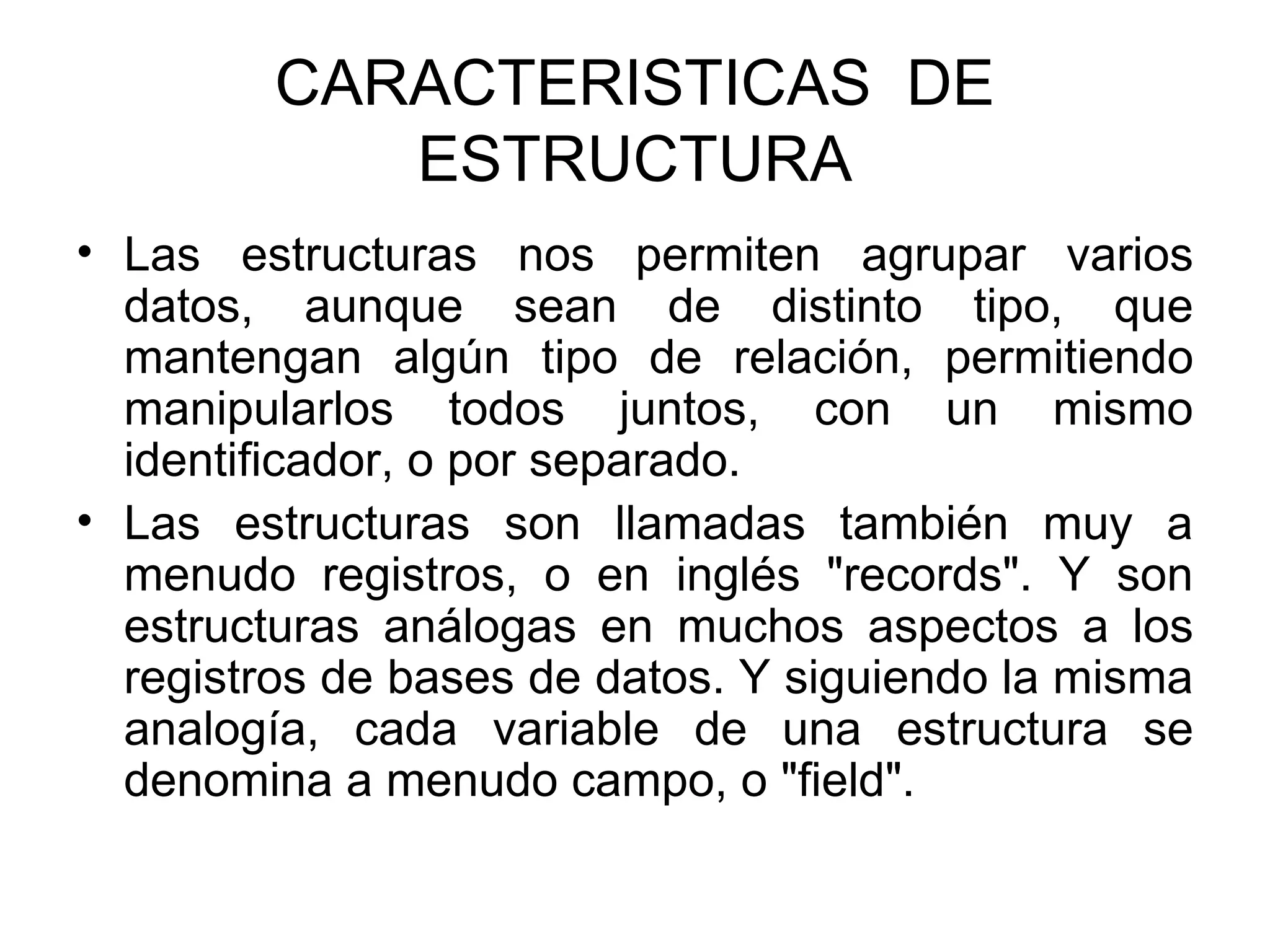 Estructuras en c++ | PPT