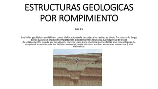 Estructuras geologicas 1 | PPTX