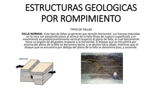 Estructuras geologicas 1 | PPTX