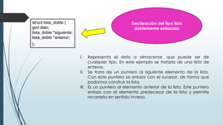 Estructuras lineales | PPTX