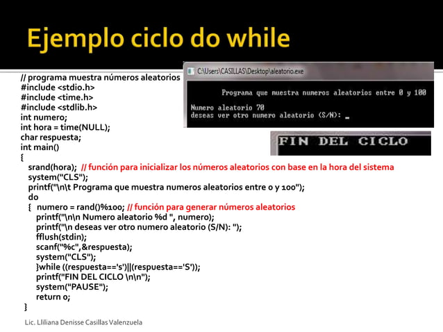 Estructura repetitiva do while | PPT