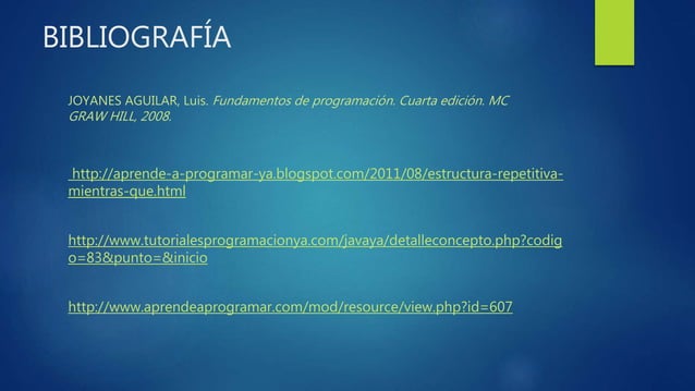 Estructuras repetitivas | PPTX | Programming Languages | Computing