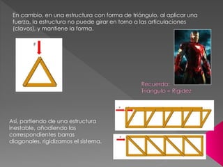 Estructuras trianguladas en el cine (Tecnología 1º ESO) | PPTX