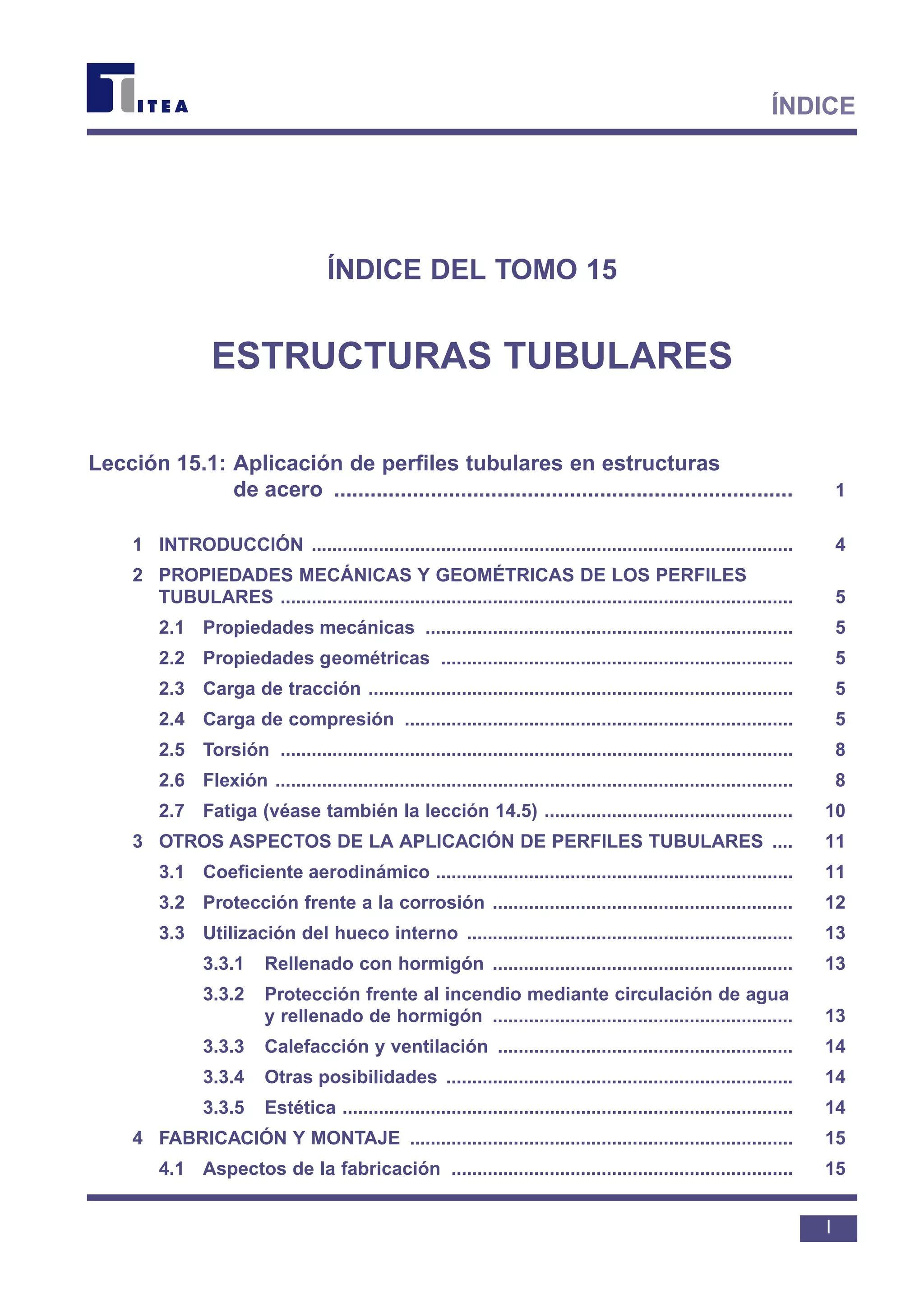 Estructuras tubulares itea | PDF