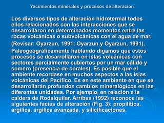 Estructuras yacimientos de minerales ia | PPT