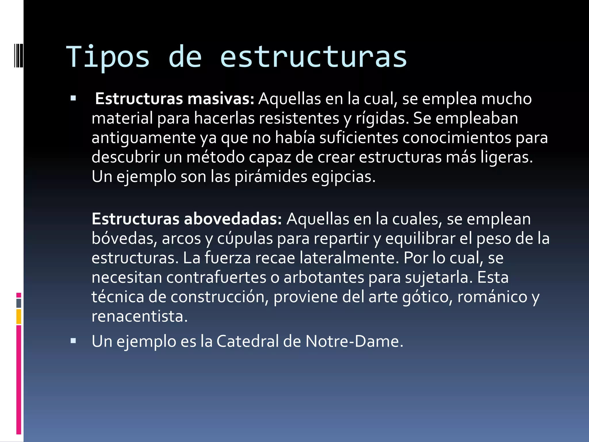 Estructuras y materiales | PPT