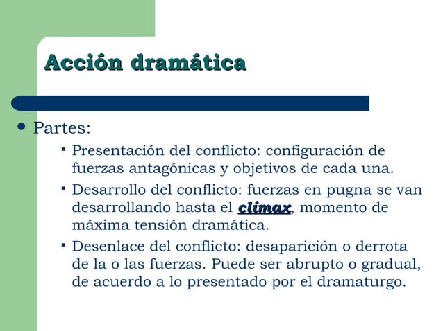 Estructura Una Obra DramáTica | PPT