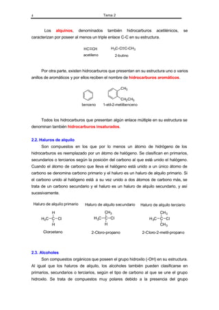 Estructura y composicion de ls compuestos organicos | PDF