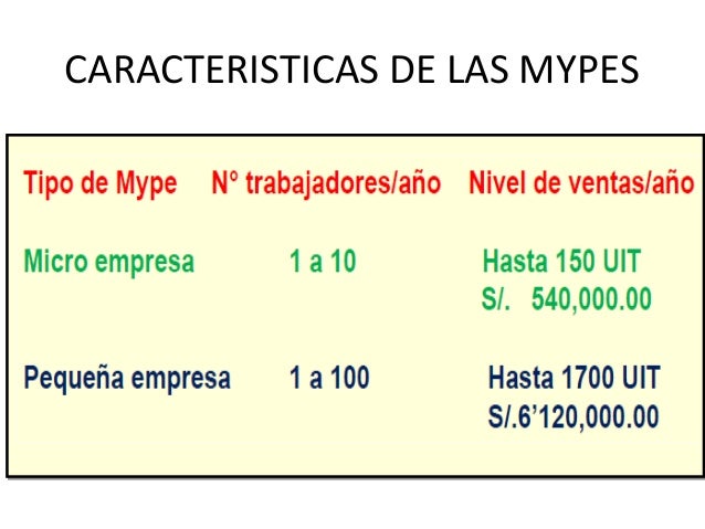 Estructura y evolución de las mypes ok