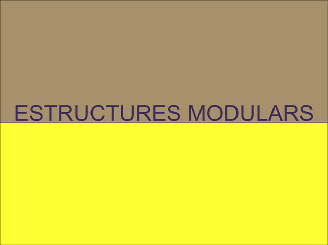 Estructures Modulars | PPS
