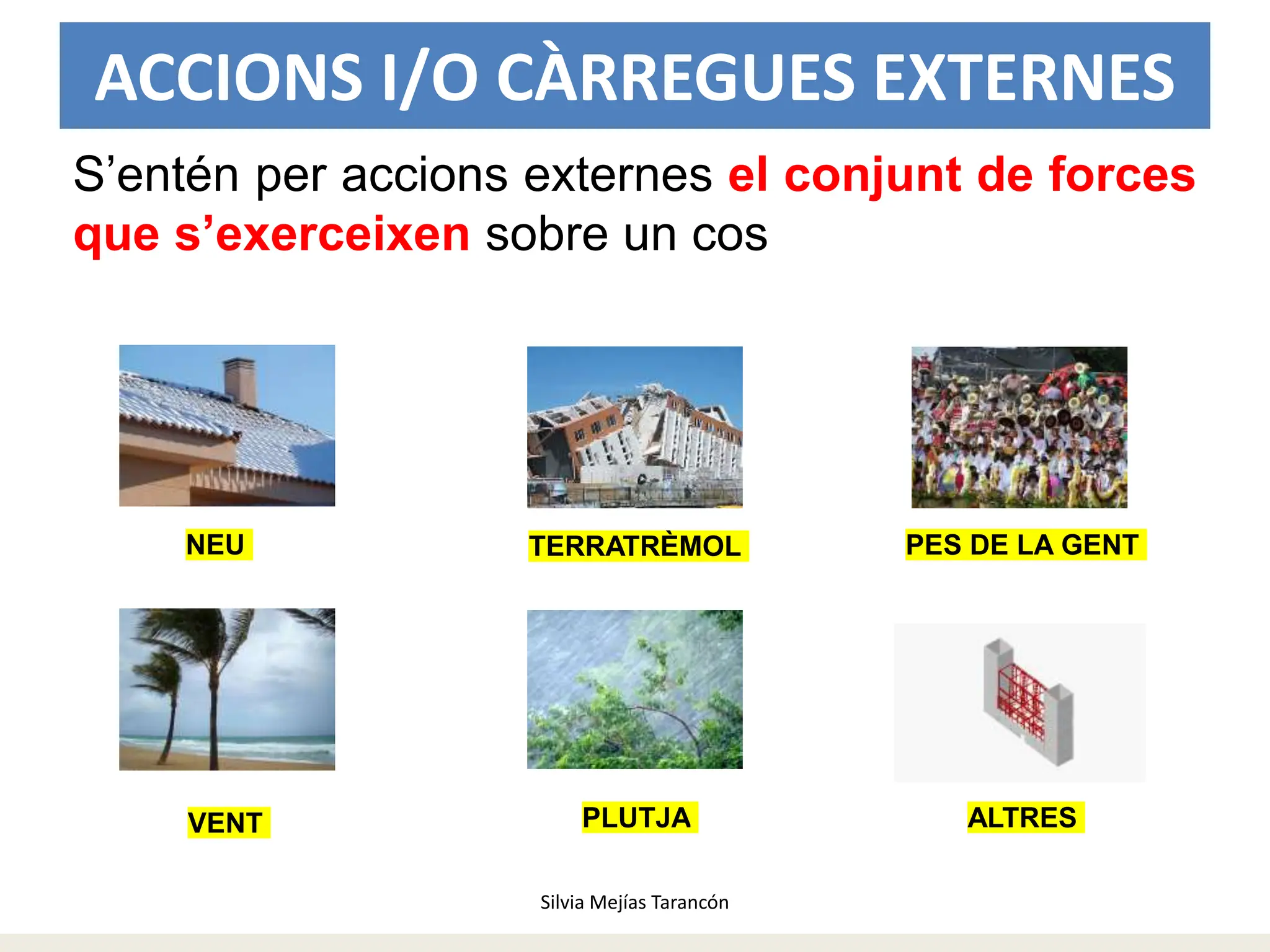 ESTRUCTURES TIPUS PROPIETATS I FORCES. | PPT