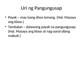 Estruktura_ng_Pangungusap.FILIPINO SUBJECT | PPTX