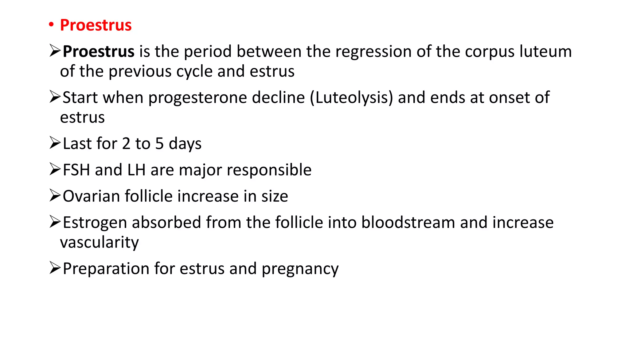 Estrus Cycle and Ovulation in cattle | PPTX