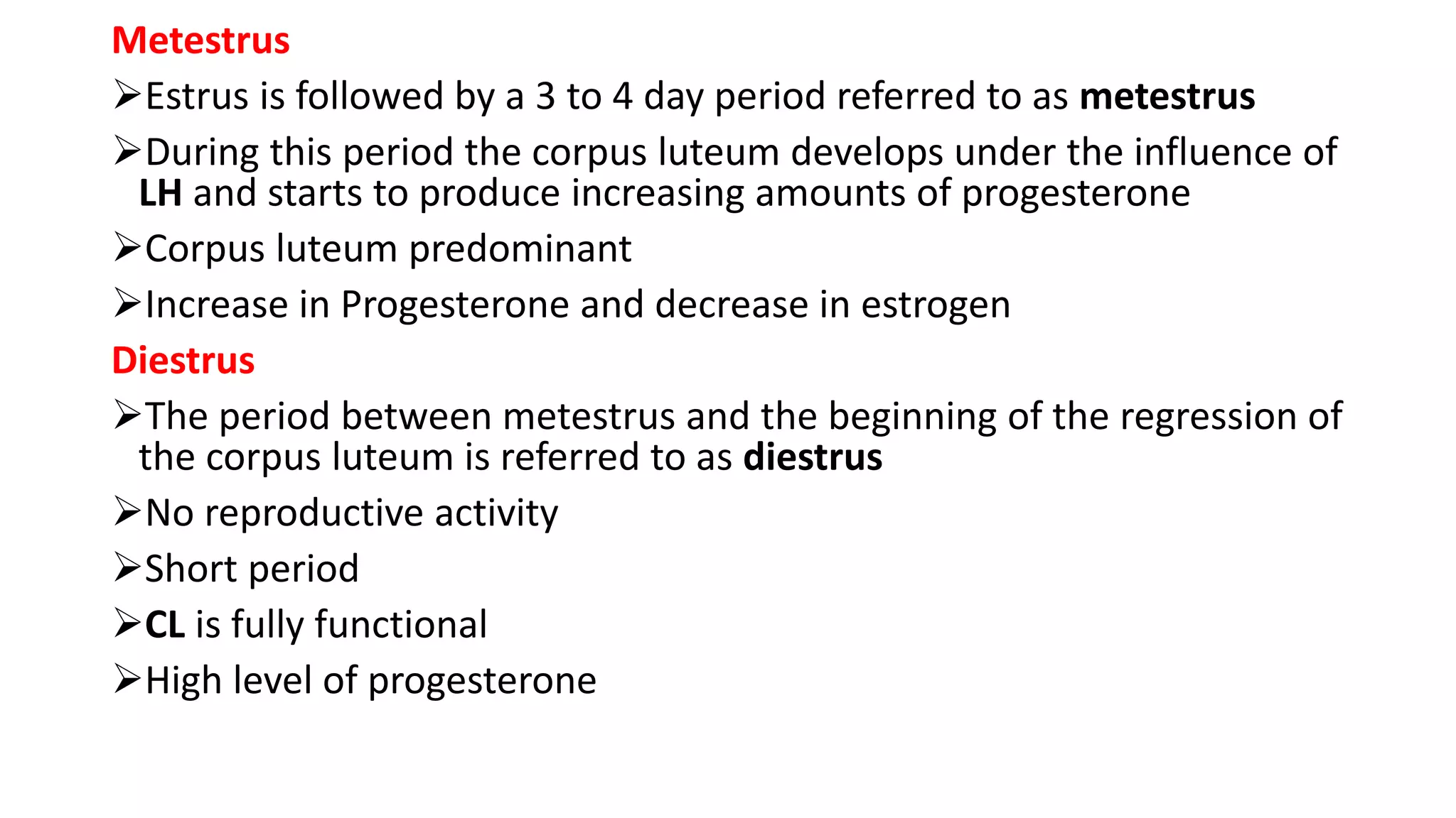 Estrus Cycle and Ovulation in cattle | PPTX