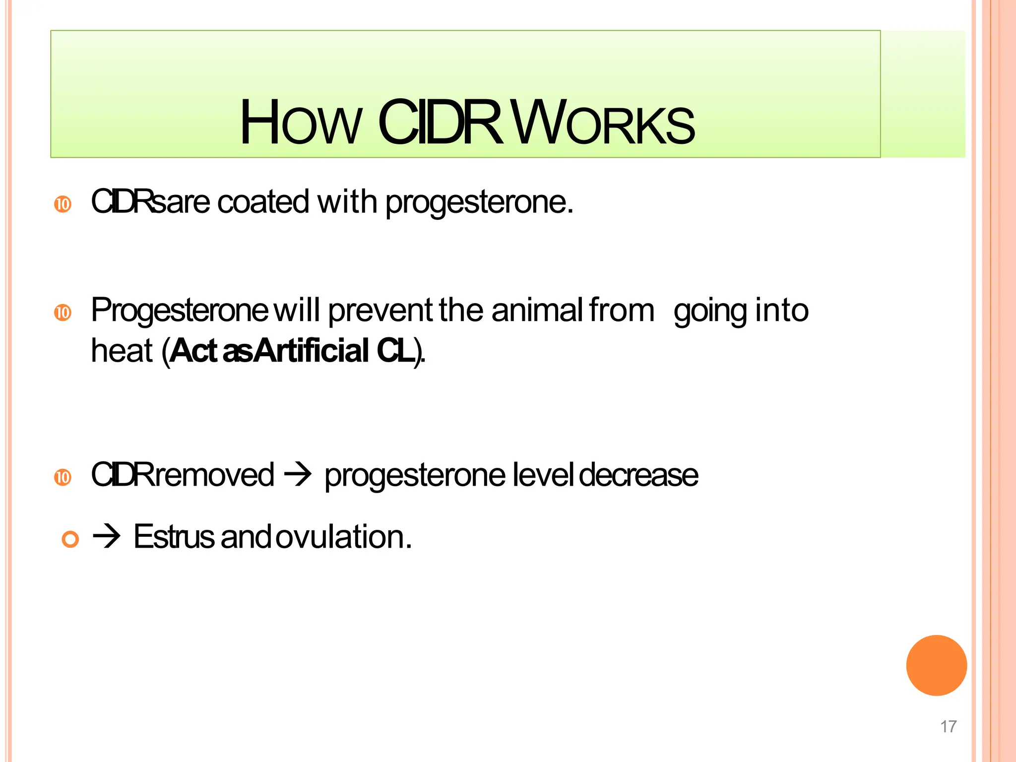 Estrus Synchronization Pptx In Cattle And Pptx