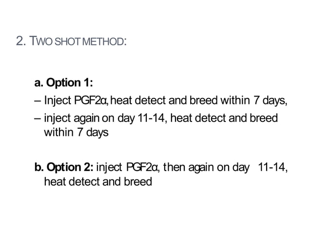 estrus synchronization.pptx in cattle and | PPTX