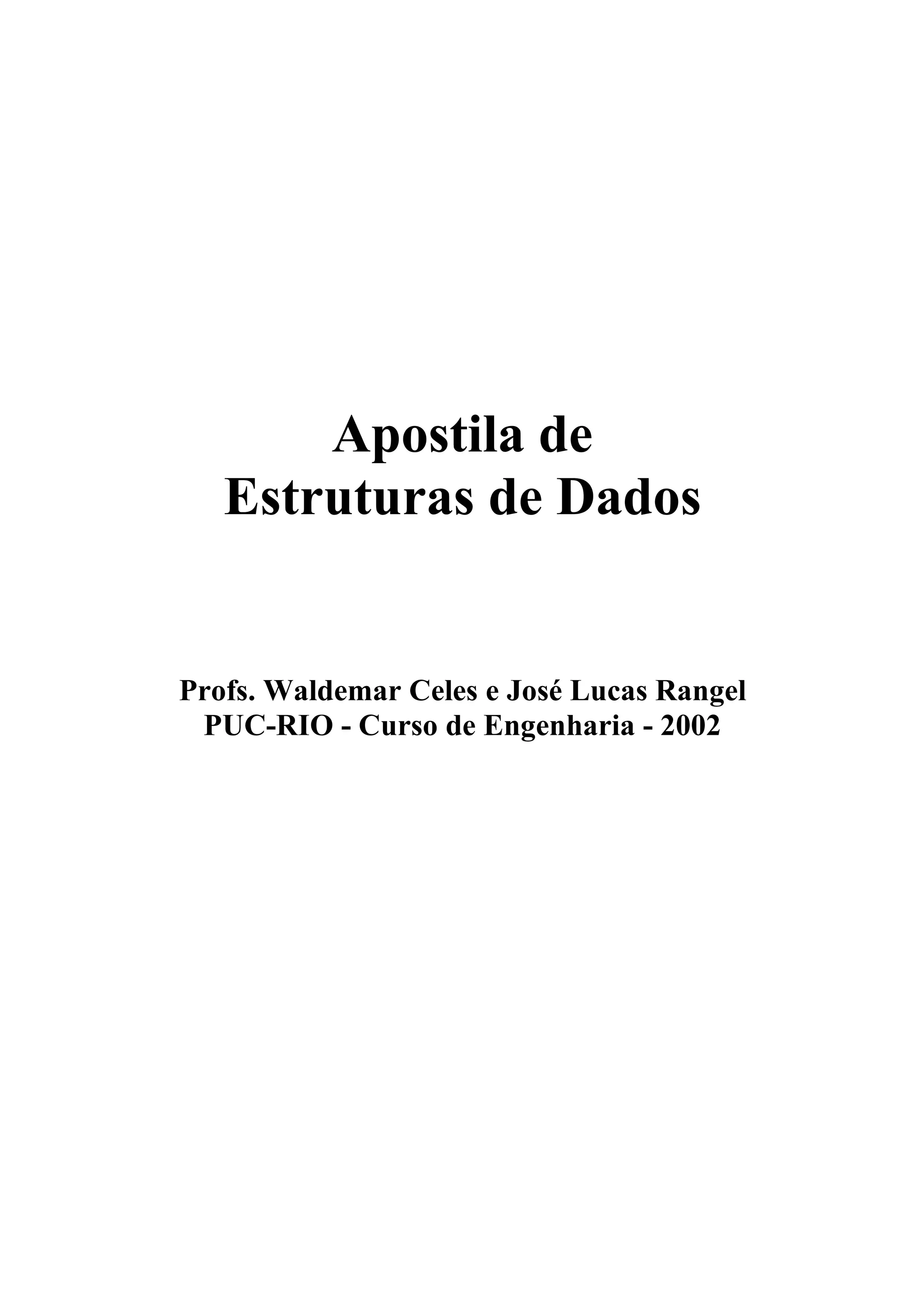 Estrutura De Dados 3 Pdf 