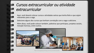 Modelo de currículo - estrutura básica passo a pass0 | PDF