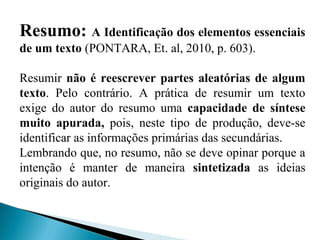 Estrutura do resumo | PPT