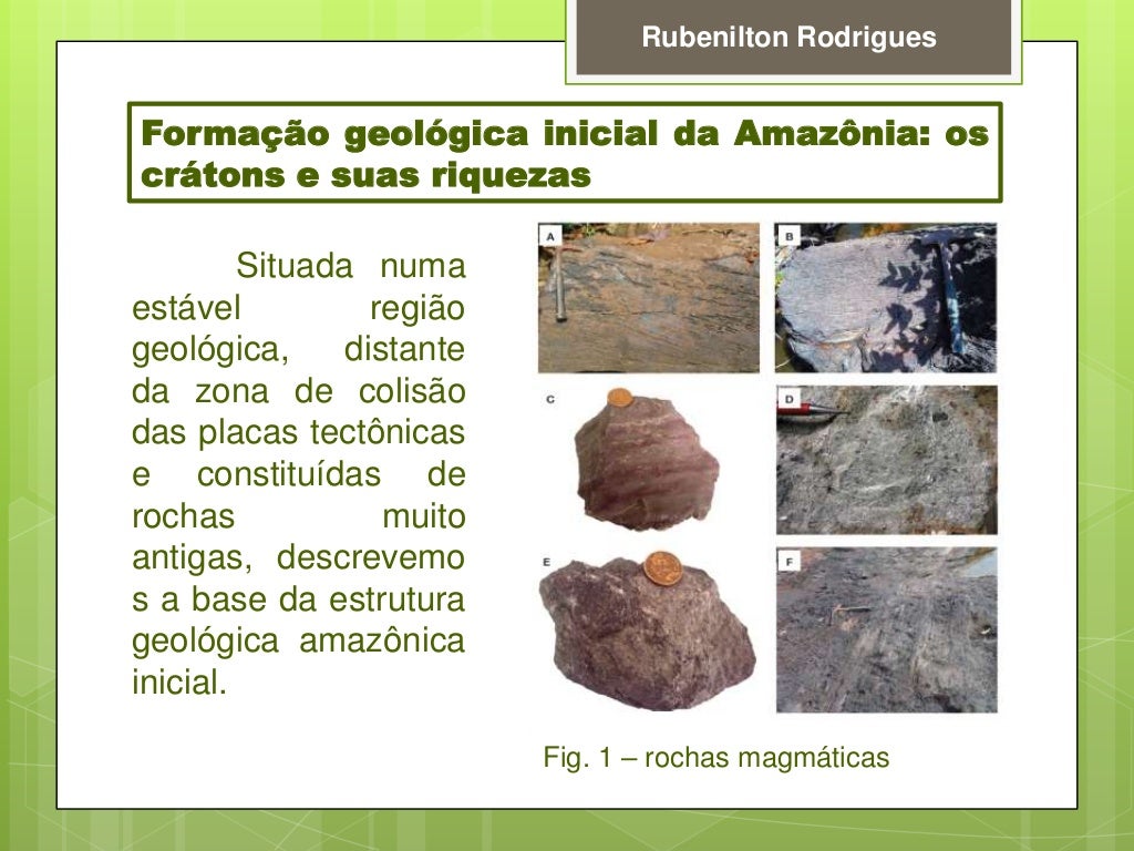 Estrutura geológica, relevo e riquezas minerais da Amazônia