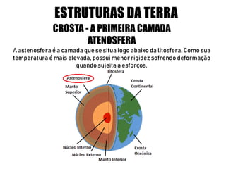 ESTRUTURAS DA TERRA | PPT