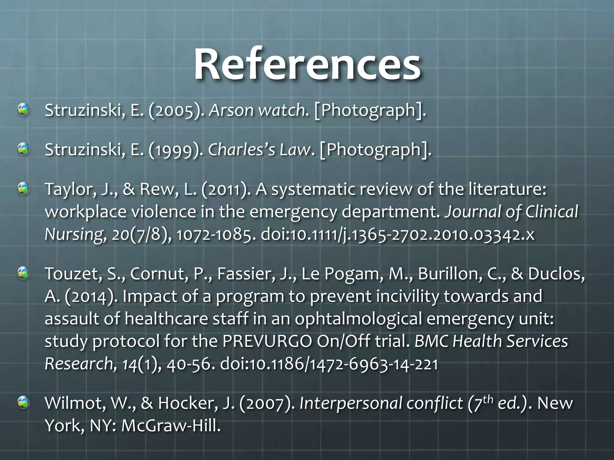 Violence in the Emergency Department | PPT