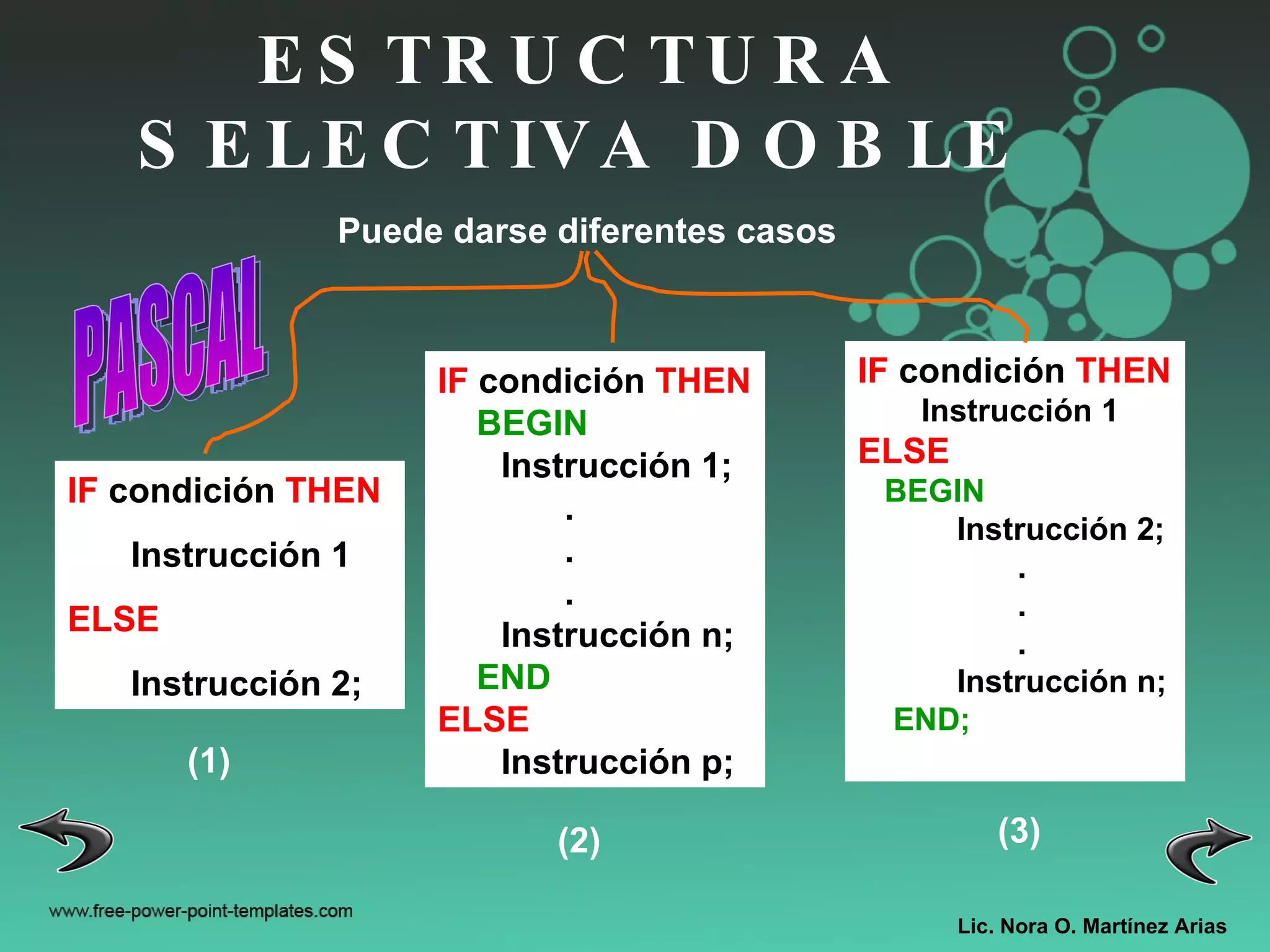 Estructura selectiva doble | PPT