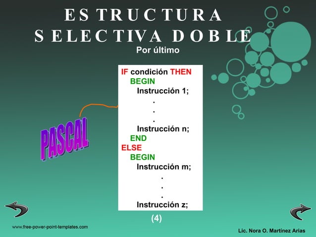 Estructura selectiva doble | PPS | Programming Languages | Computing