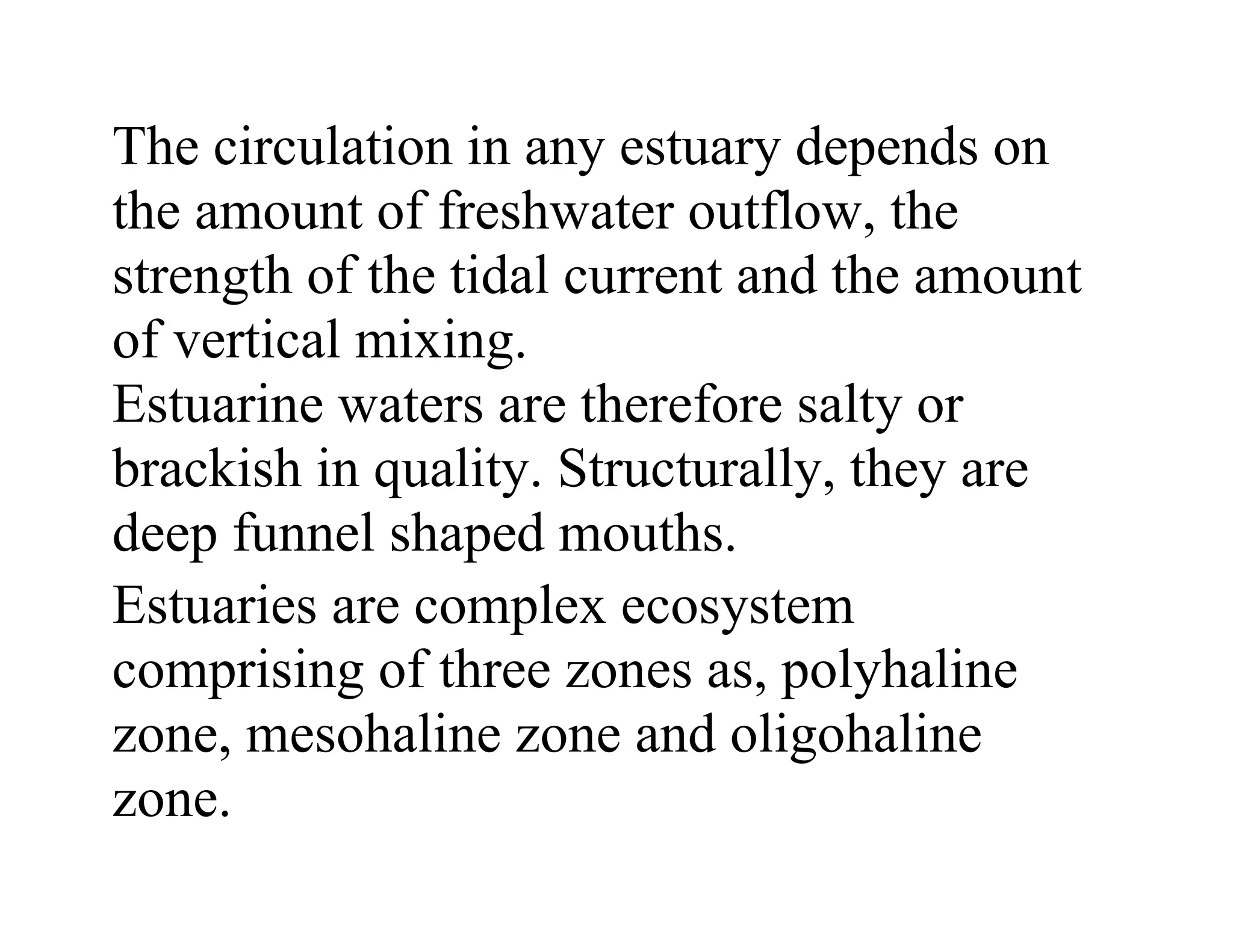 Estuaries as marine ecosytems | PDF