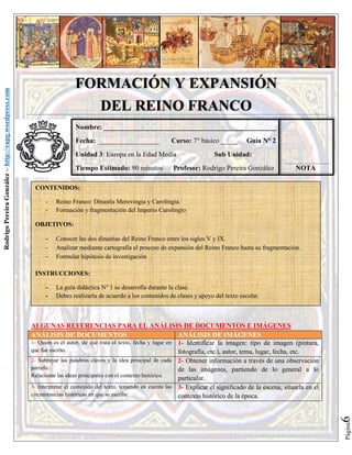 ESTUDIANTE 2 - Formación y expansión del Reino Franco | PDF