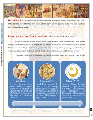 ESTUDIANTE 3 - Surgimiento y expansión del Islam | PDF