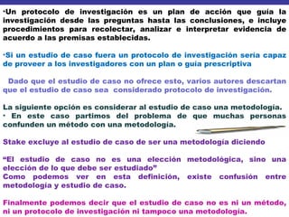 Estudio De Caso Definitivo | PPT