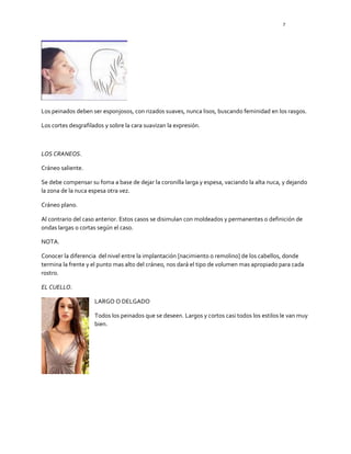 Estudio de la imagen de la clienta y de las condiciones de su cabello | PDF