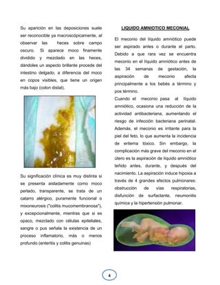 Estudio del meconio | PDF