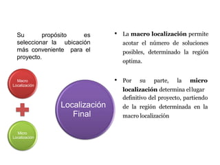 Estudio de Localización para ingenieria. | PPTX