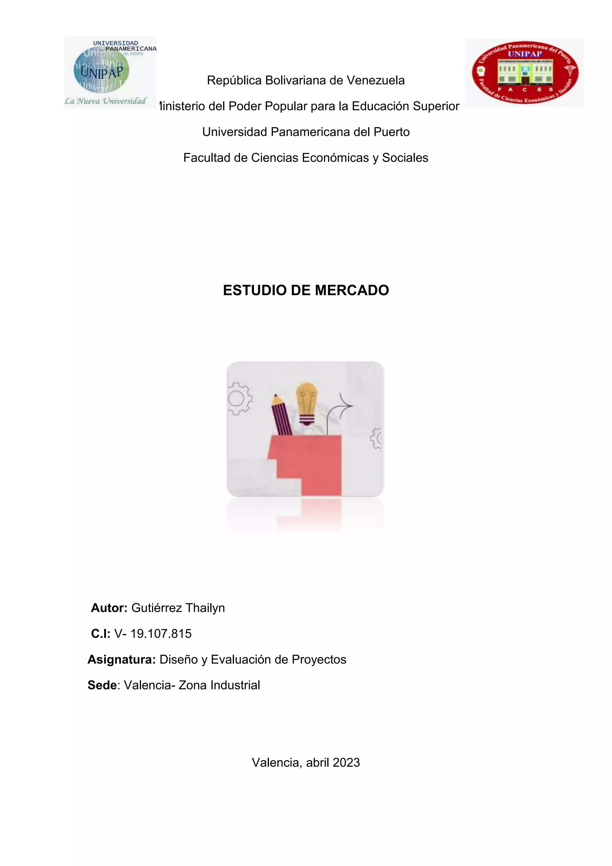 Estudio de mercado - Word .pdf | Business | Business and Finance