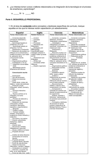 Estudio de necesidades maestros 12 13 | PDF