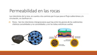 Estudio de Permeabilidad de las rocas | PPTX
