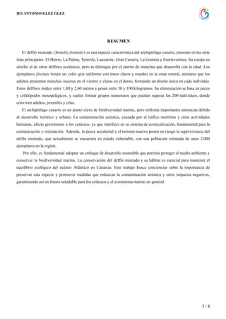 Artículo - Delfín moteado (Stenella frontalis) | PDF