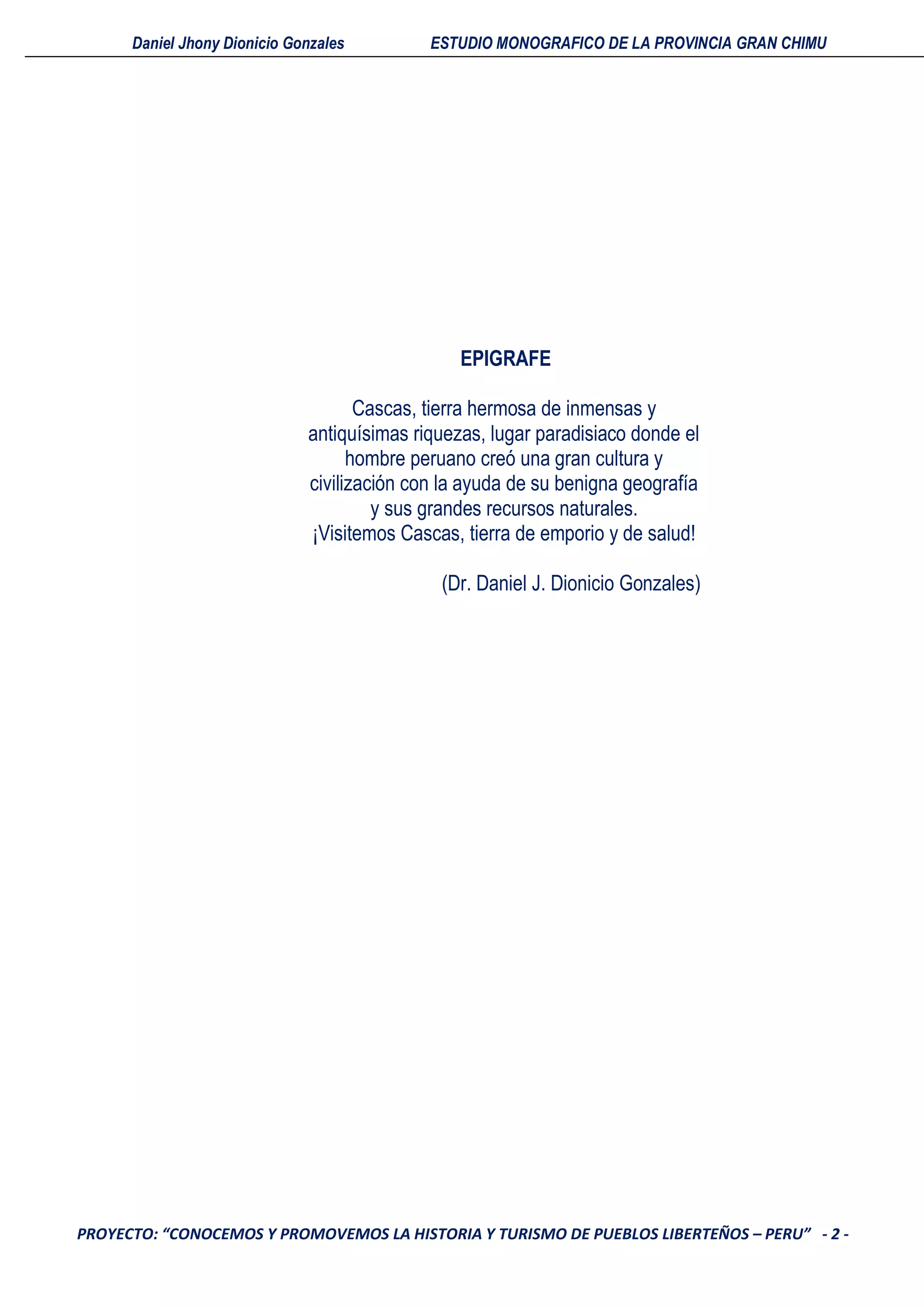 Estudio monografico de gran chimu dionicio 2019 | PDF | South America ...