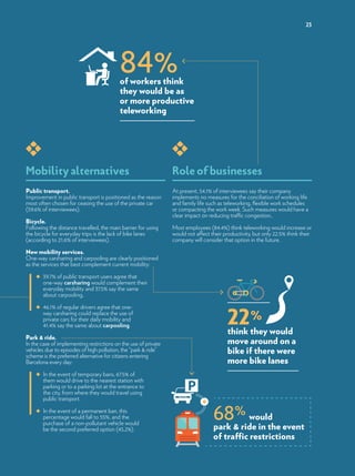 Citizens and mobility in Barcelona | PDF