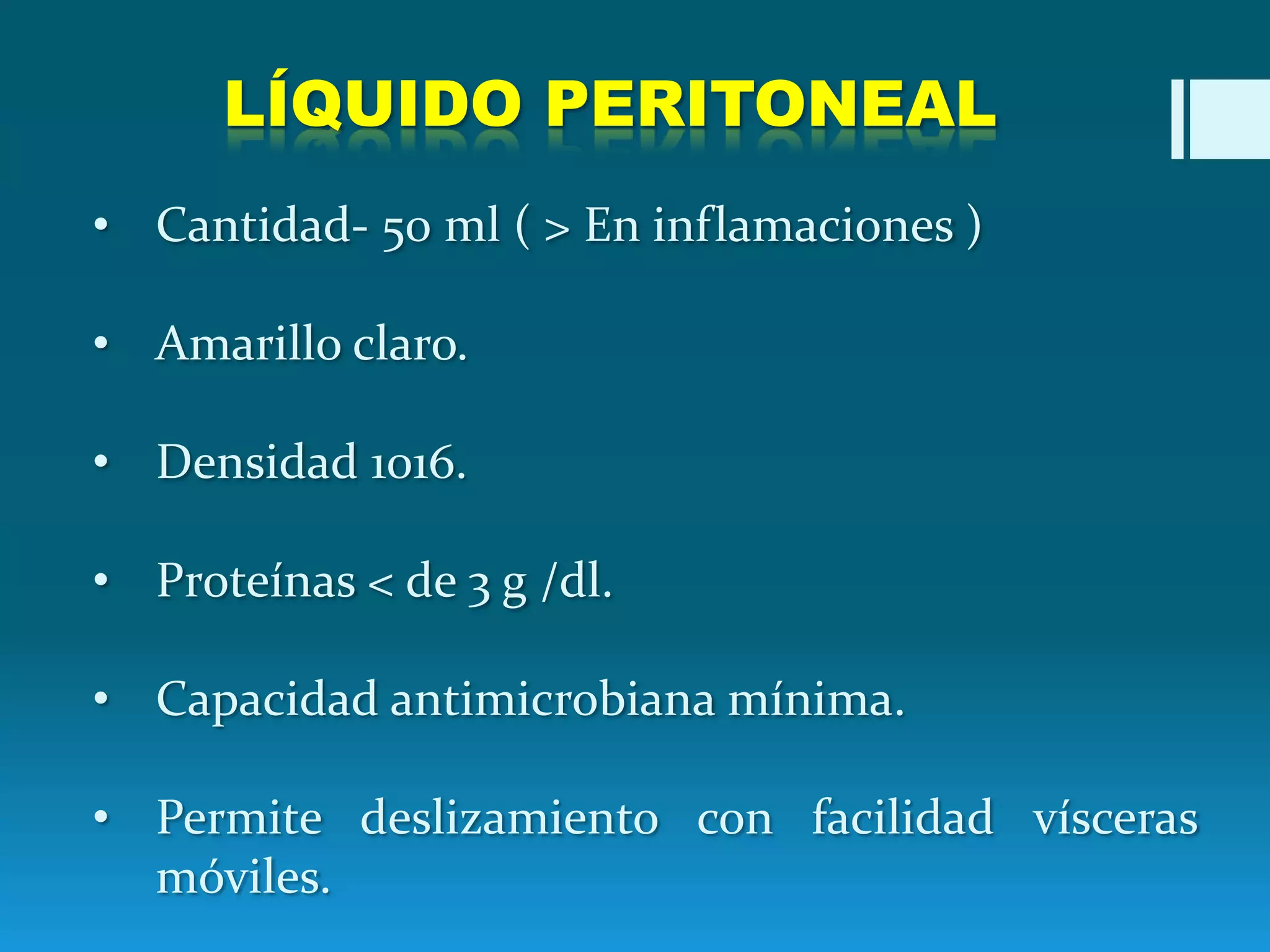 Estudio radiológico del liquido libre en cavidad peritoneal | PPTX