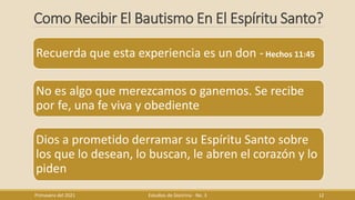 Bautismo En El Espíritu Santo | PDF